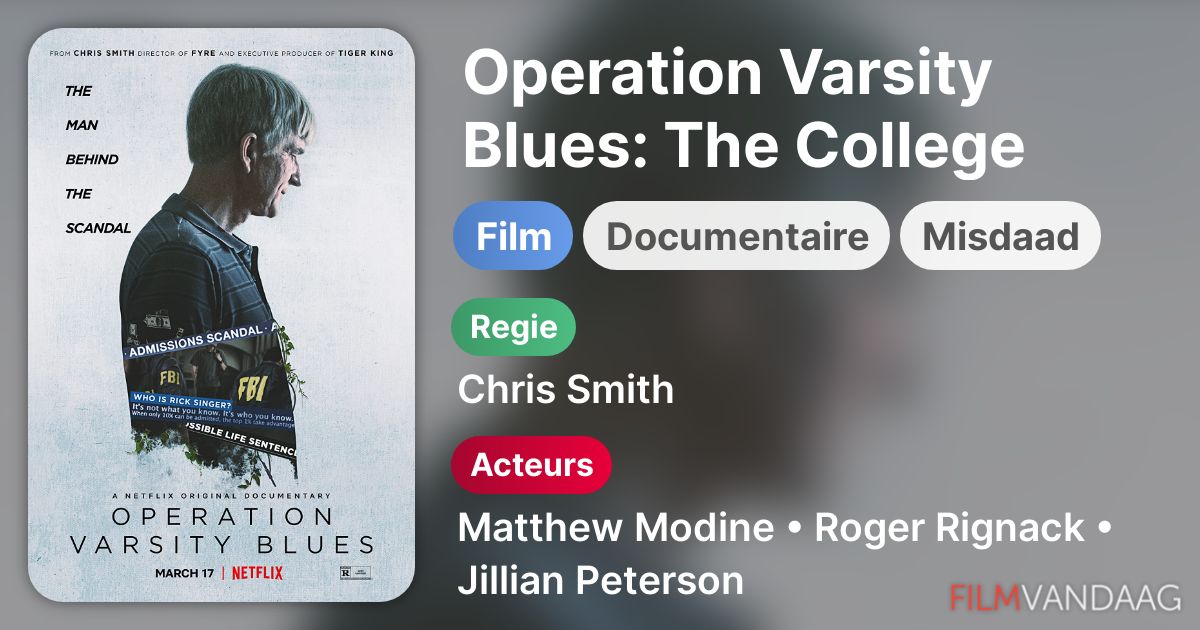 Operation Varsity Blues: The College Admissions Scandal (film, 2021) Nu ...