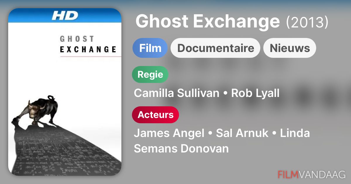 Ghost Exchange (film, 2013) - FilmVandaag.nl