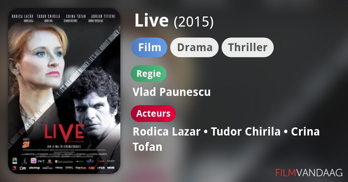 Live (film, 2015) - FilmVandaag.nl