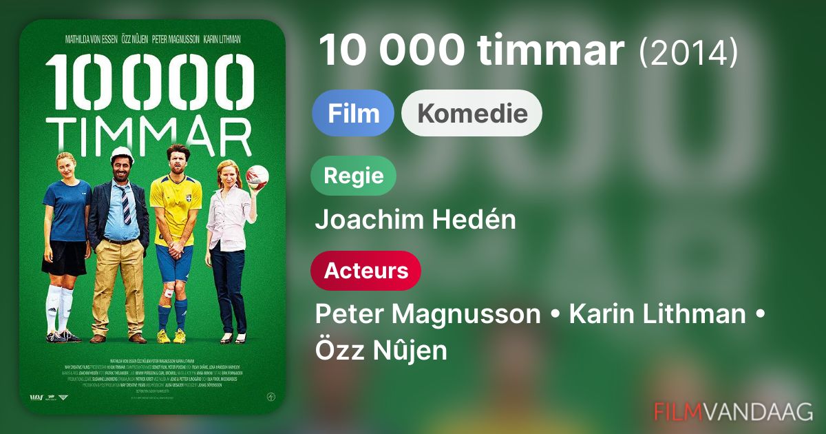 10 000 timmar (film, 2014) - FilmVandaag.nl