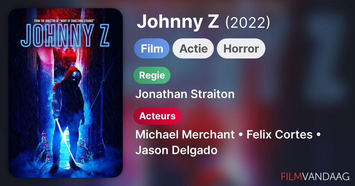 Alle acteurs in Johnny Z (film, 2019) - FilmVandaag.nl