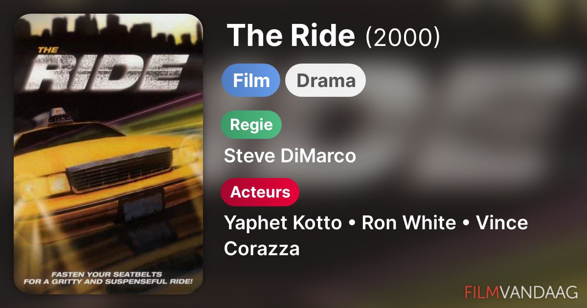 The Ride (film, 2000) - FilmVandaag.nl