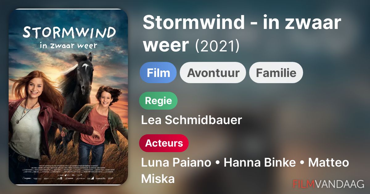 Stormwind - in zwaar weer (film, 2021) - FilmVandaag.nl