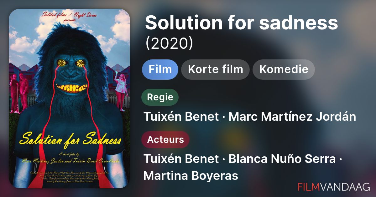 Solution for sadness (film, 2020) - FilmVandaag.nl