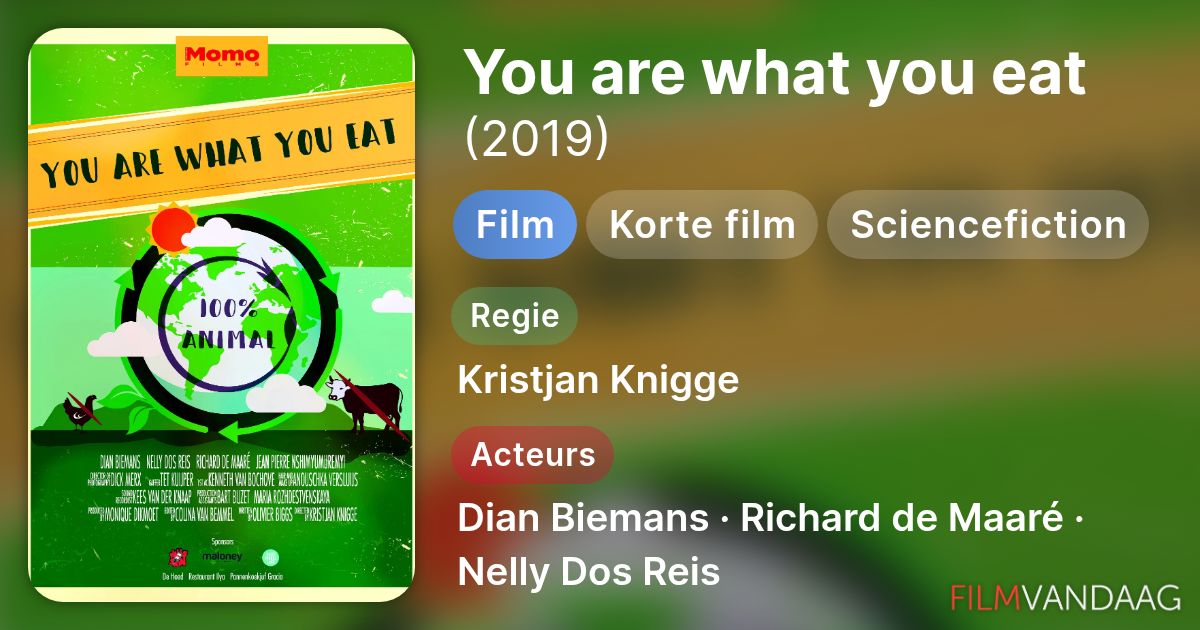 You are what you eat (film, 2019) - FilmVandaag.nl