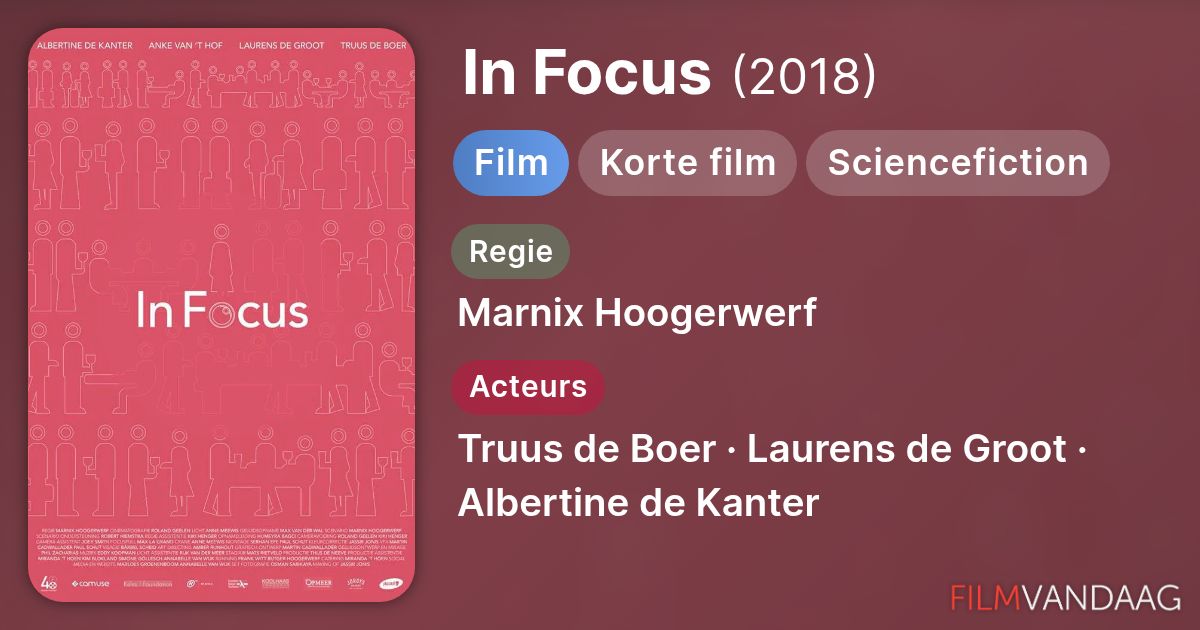 In Focus (film, 2018) - FilmVandaag.nl