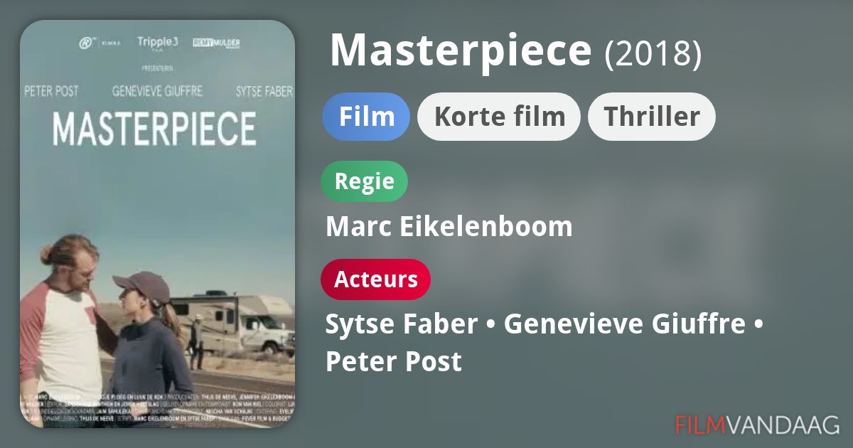 Masterpiece (film, 2018) - FilmVandaag.nl