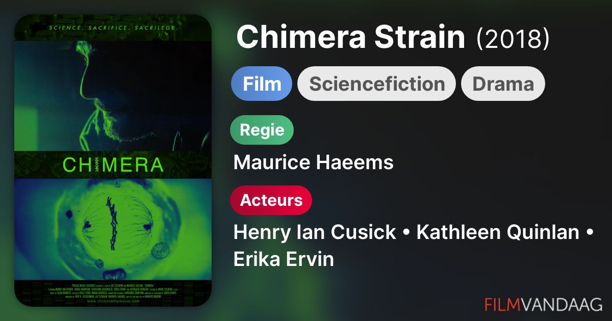 Chimera Strain (film, 2018) - FilmVandaag.nl
