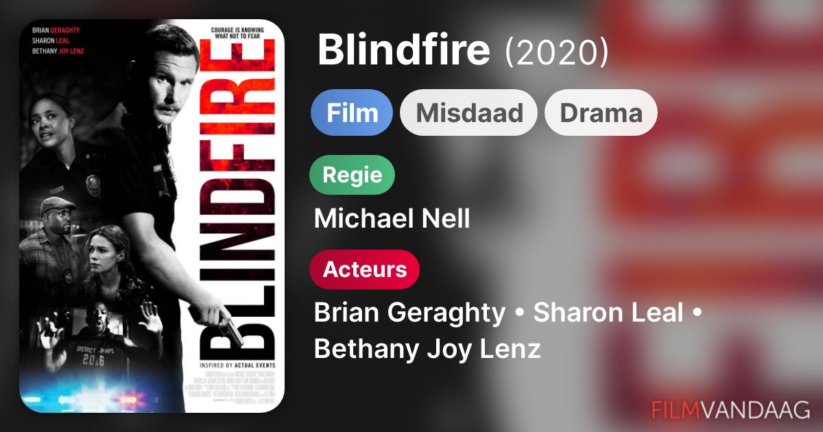 Blindfire (film, 2020) - FilmVandaag.nl