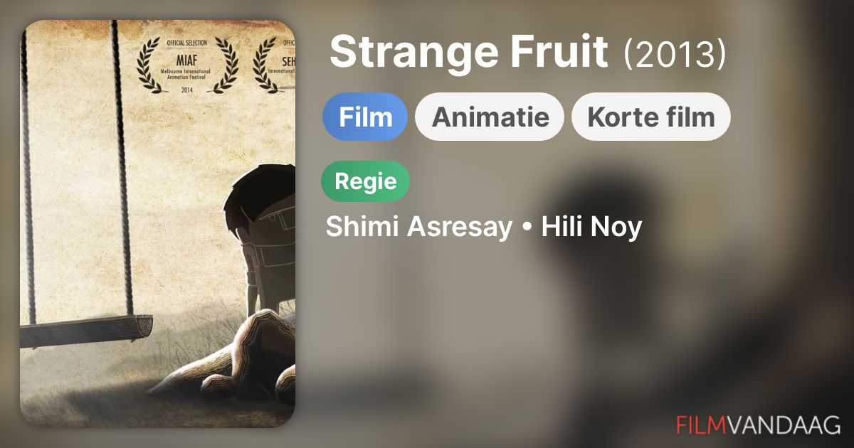 Strange Fruit (film, 2013) - FilmVandaag.nl