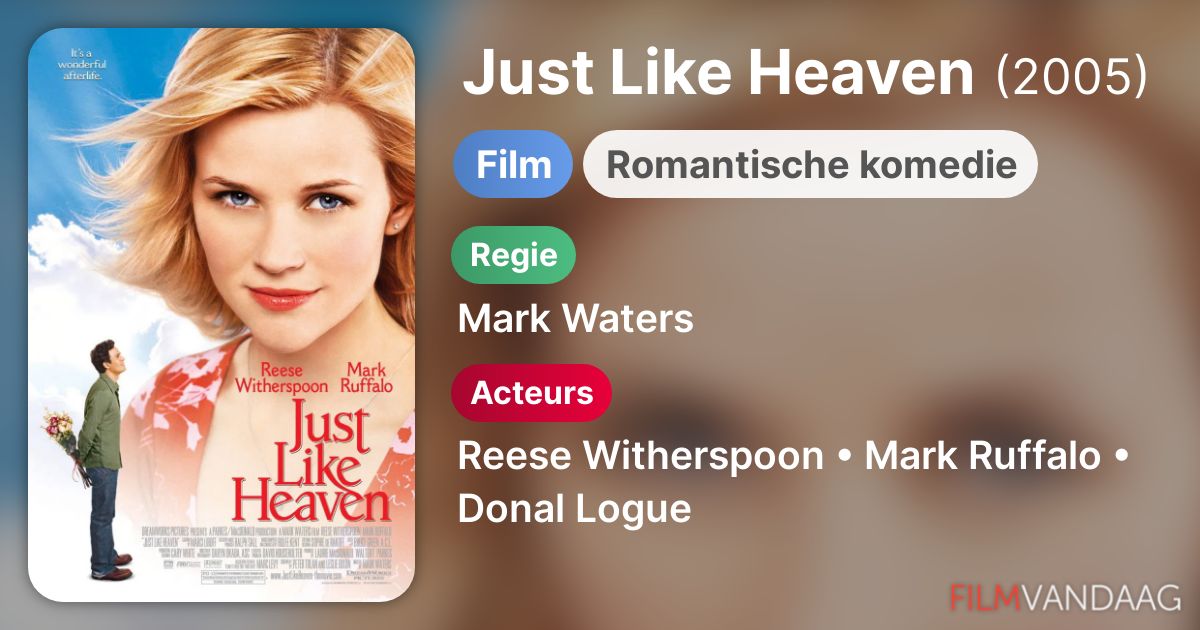 Just Like Heaven (film, 2005) - FilmVandaag.nl