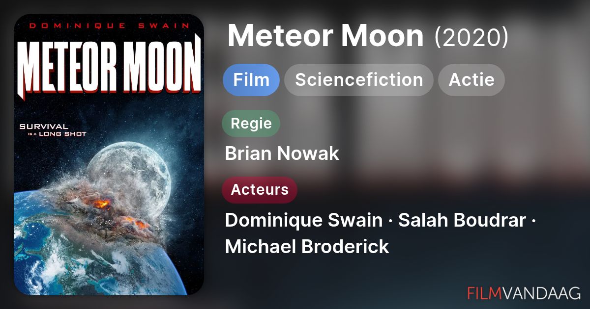 Meteor Moon (film, 2020) kopen op dvd of blu-ray - FilmVandaag.nl