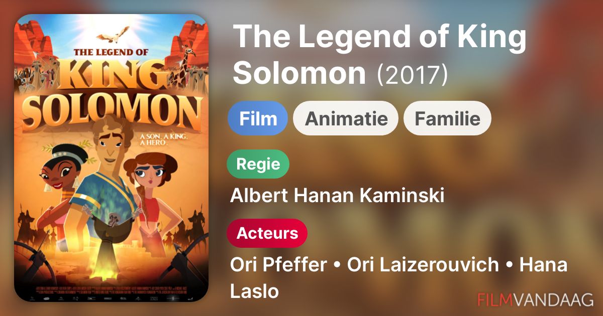 The Legend of King Solomon (film, 2017) - FilmVandaag.nl