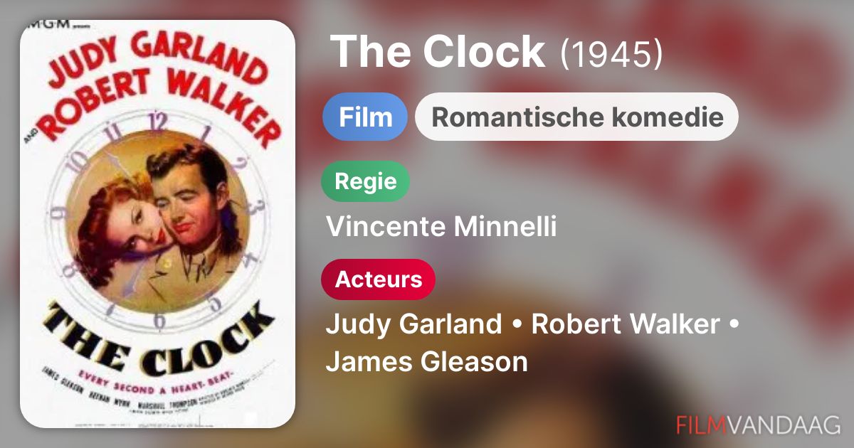 The Clock (film, 1945) - FilmVandaag.nl
