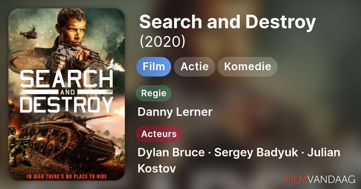 Search and Destroy (film, 2020) - FilmVandaag.nl