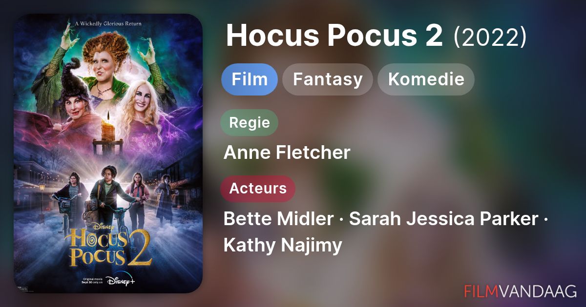 Hocus Pocus 2 (film, 2022) - FilmVandaag.nl
