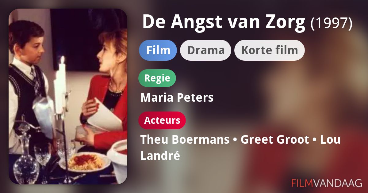 De Angst van Zorg (film, 1997) - FilmVandaag.nl