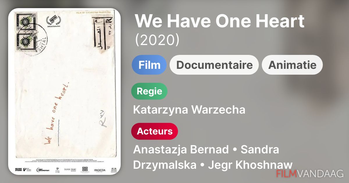 We Have One Heart (film, 2020) - FilmVandaag.nl