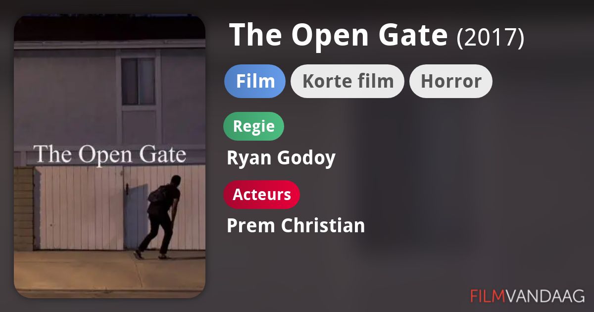 The Open Gate (film, 2017) - FilmVandaag.nl