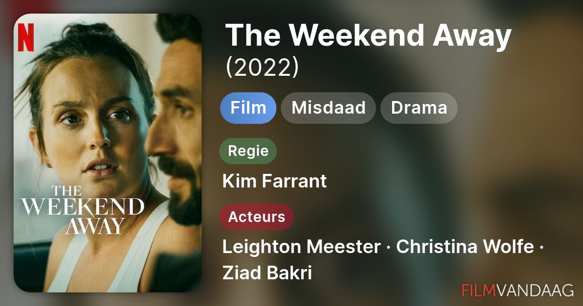 The Weekend Away (film, 2022) - FilmVandaag.nl