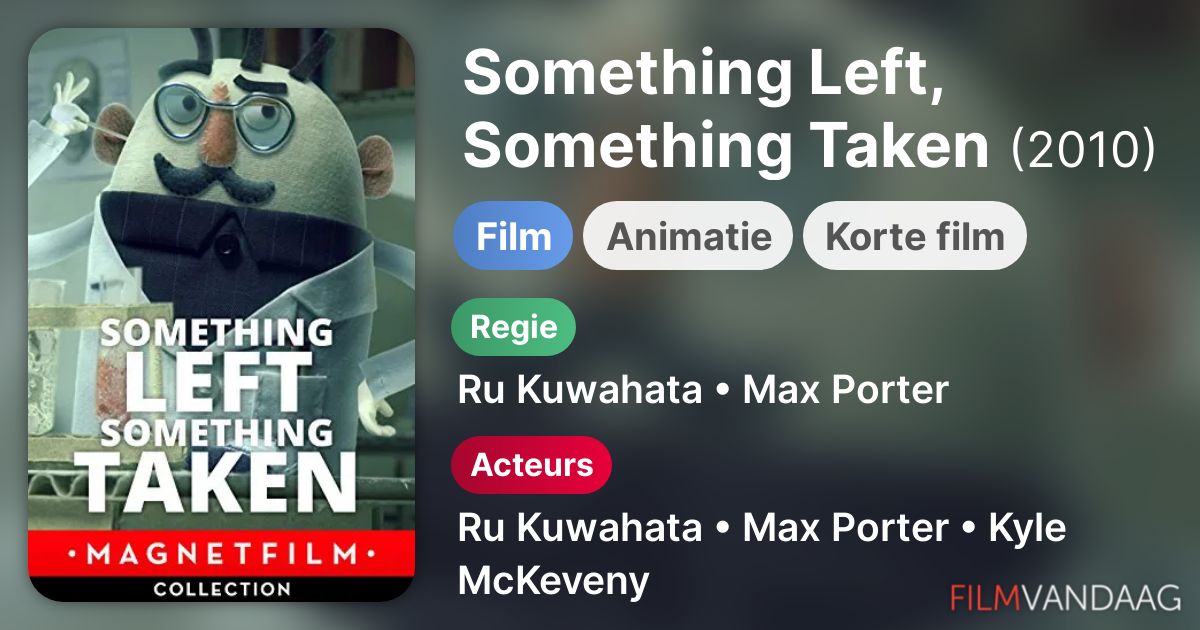 Something Left, Something Taken (film, 2010) - FilmVandaag.nl