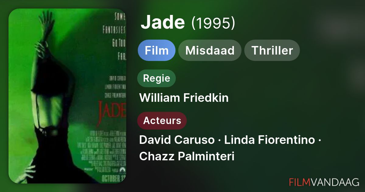 Jade (film, 1995) - FilmVandaag.nl