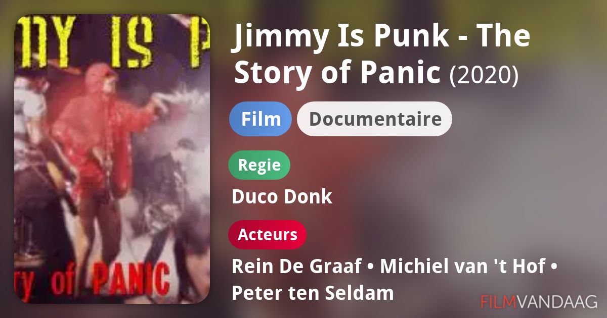 Jimmy Is Punk - The Story of Panic (film, 2020) - FilmVandaag.nl