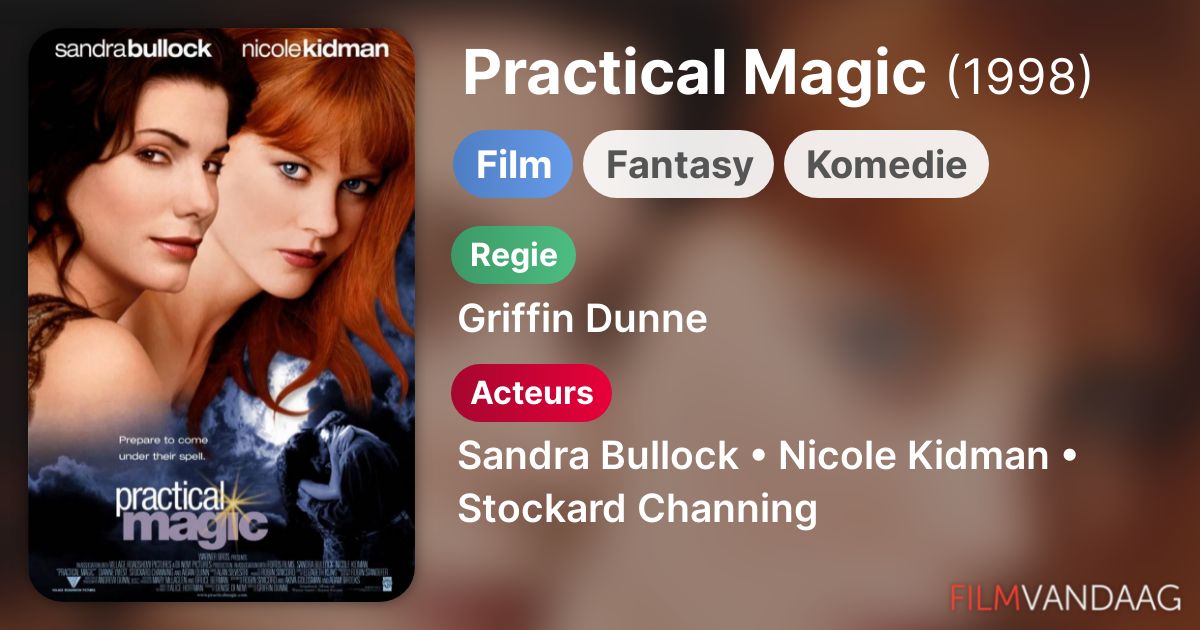 Practical Magic (film, 1998) - FilmVandaag.nl