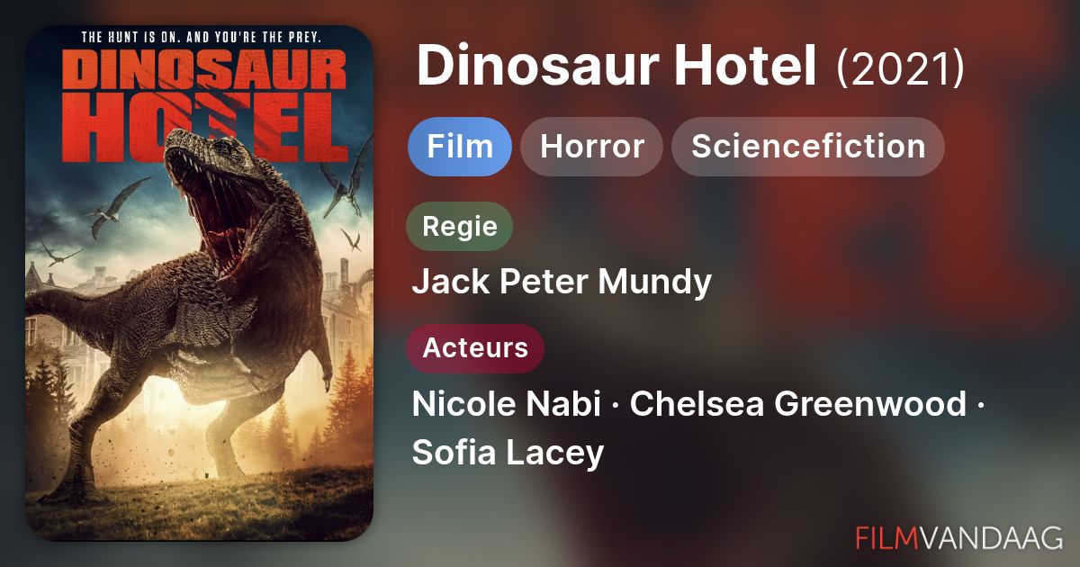 Dinosaur Hotel (film, 2021) - FilmVandaag.nl