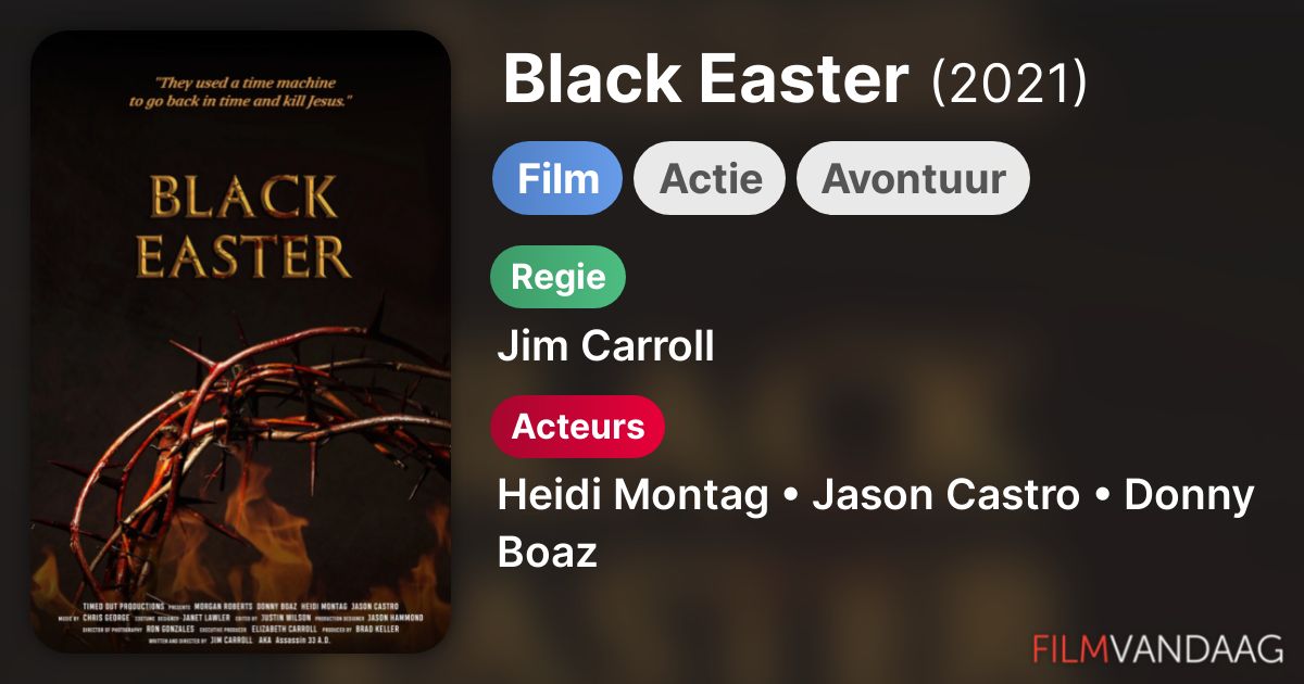 Black Easter (film, 2021) - FilmVandaag.nl