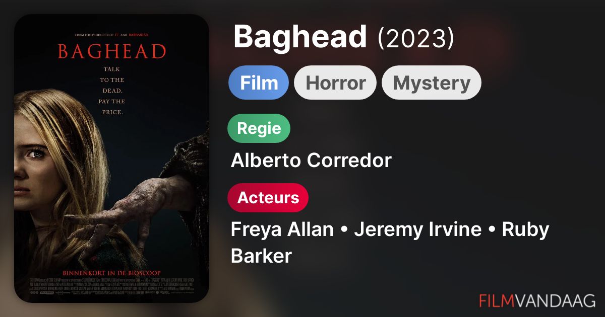 Baghead (film, 2023) - FilmVandaag.nl