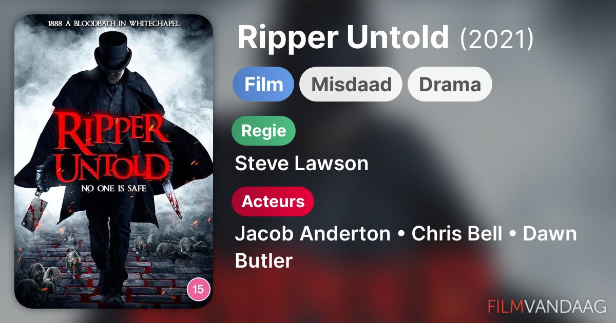Ripper Untold (film, 2021) - FilmVandaag.nl