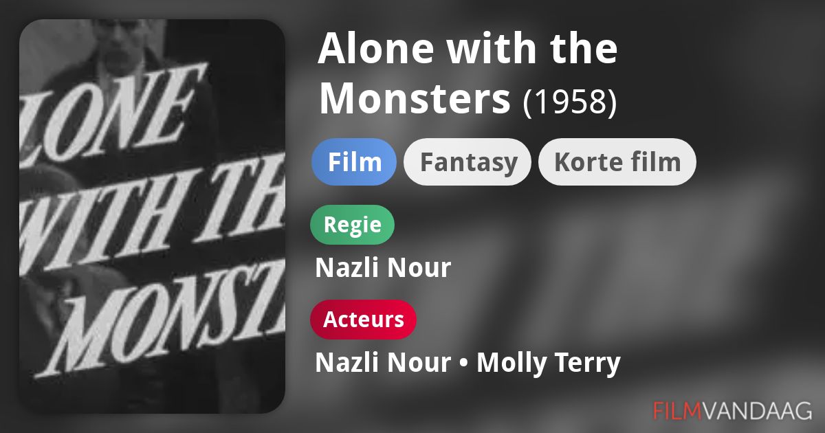 Alone with the Monsters (film, 1958) - FilmVandaag.nl