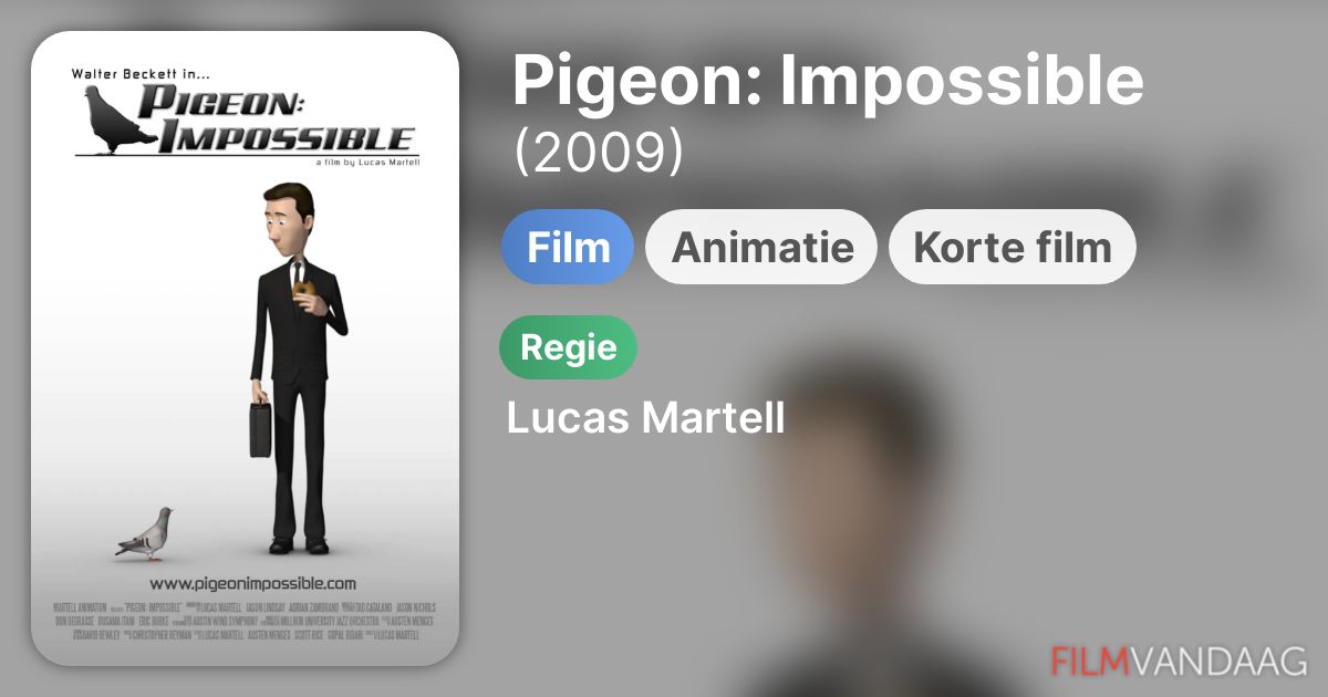 Pigeon: Impossible (film, 2009) - FilmVandaag.nl