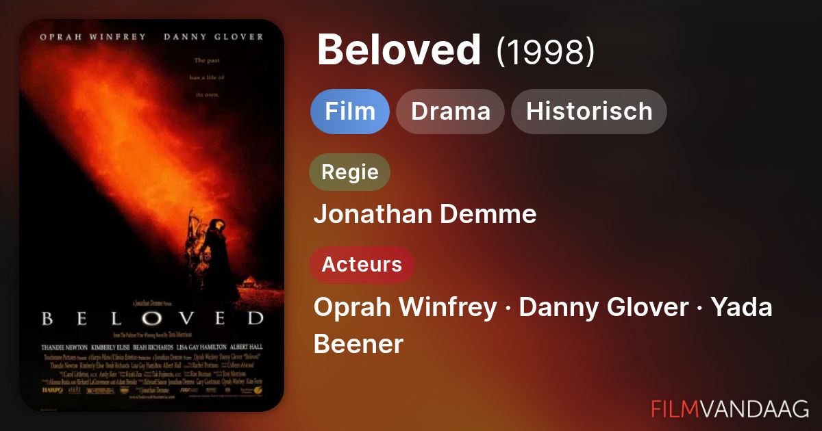 Beloved (film, 1998) - FilmVandaag.nl