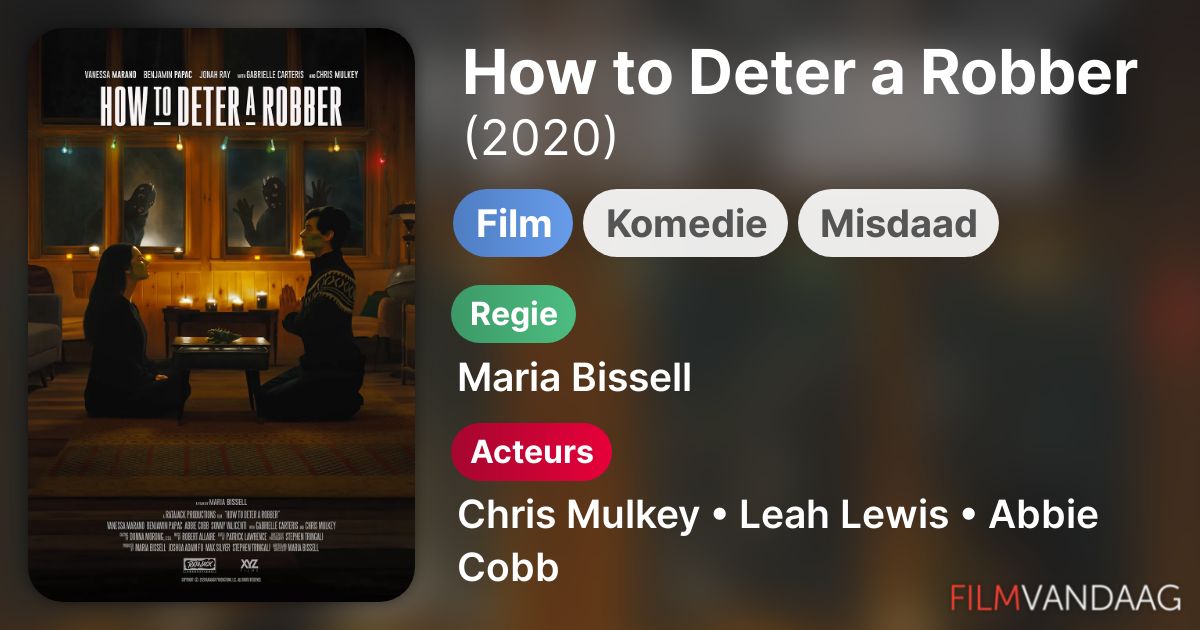 Alle acteurs in How to Deter a Robber (film, 2020) - FilmVandaag.nl