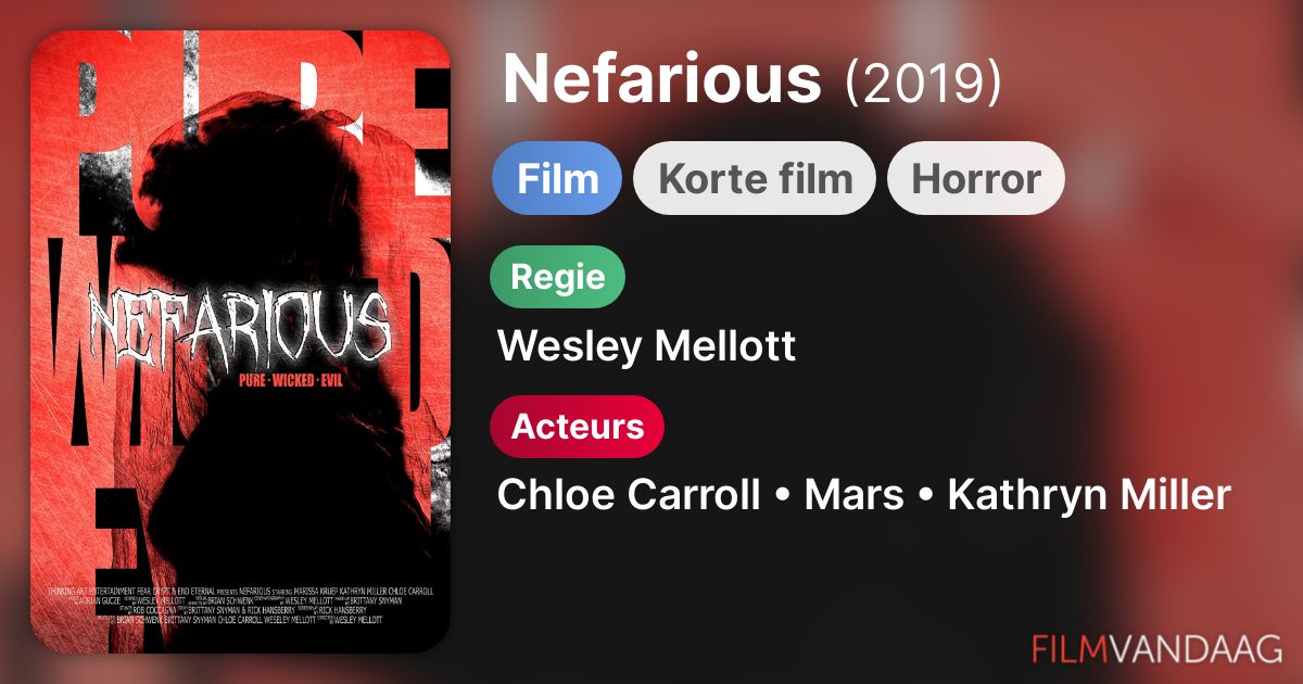 Nefarious (film, 2019) - FilmVandaag.nl