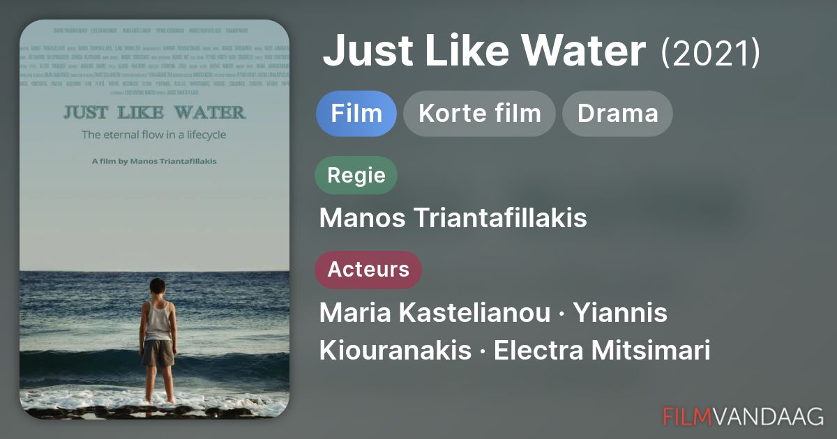 Just Like Water (film, 2021) - FilmVandaag.nl