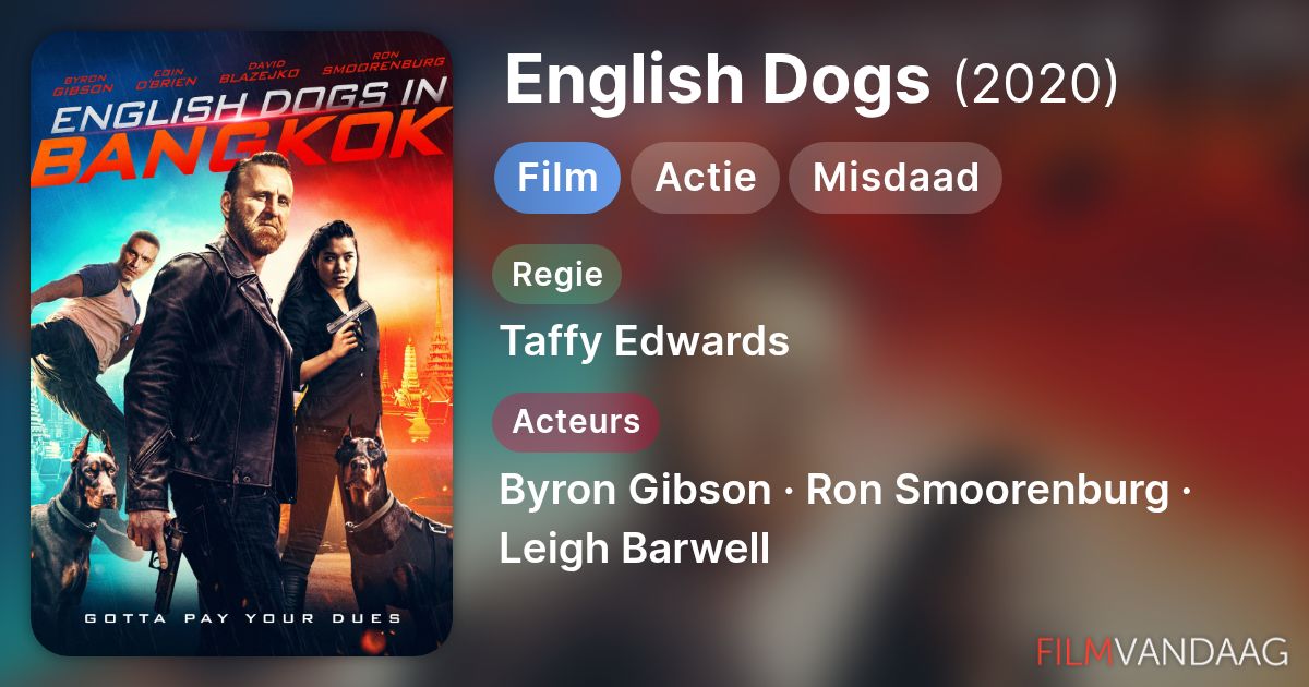 English Dogs (film, 2020) - FilmVandaag.nl