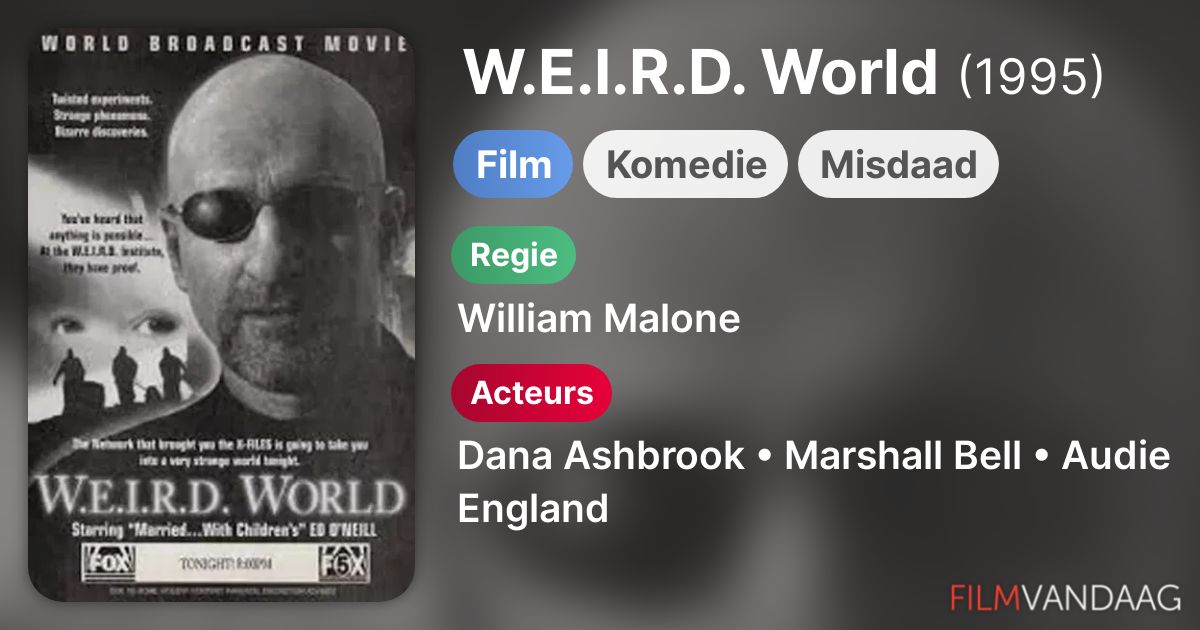 W.E.I.R.D. World (film, 1995) - FilmVandaag.nl