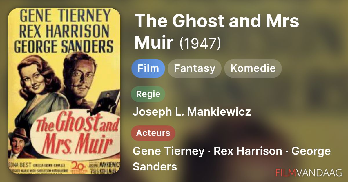 The Ghost and Mrs Muir (film, 1947) - FilmVandaag.nl