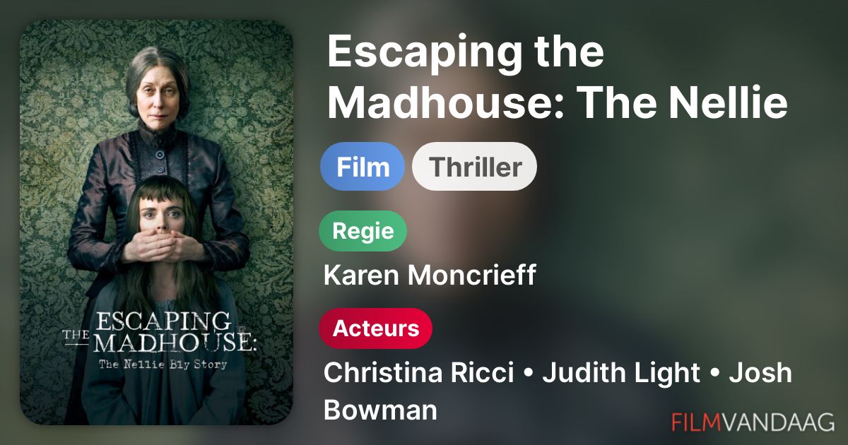 Escaping the Madhouse: The Nellie Bly Story (film, 2019) - FilmVandaag.nl