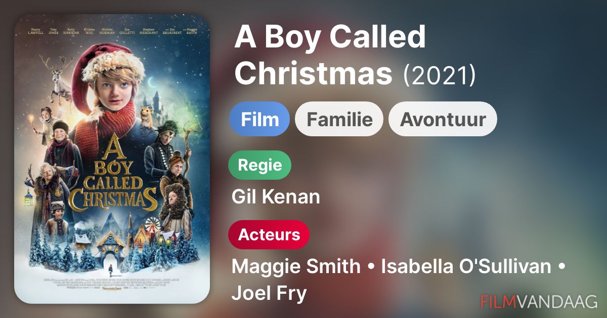 A Boy Called Christmas (film, 2021) - FilmVandaag.nl
