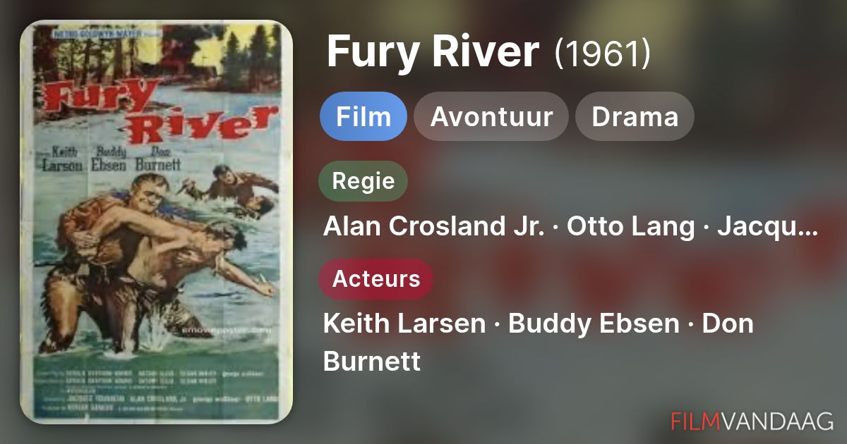 Fury River (film, 1961) - FilmVandaag.nl