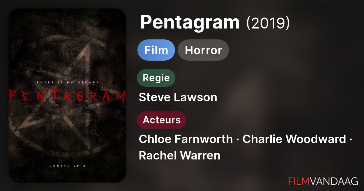 Pentagram (film, 2019) - FilmVandaag.nl