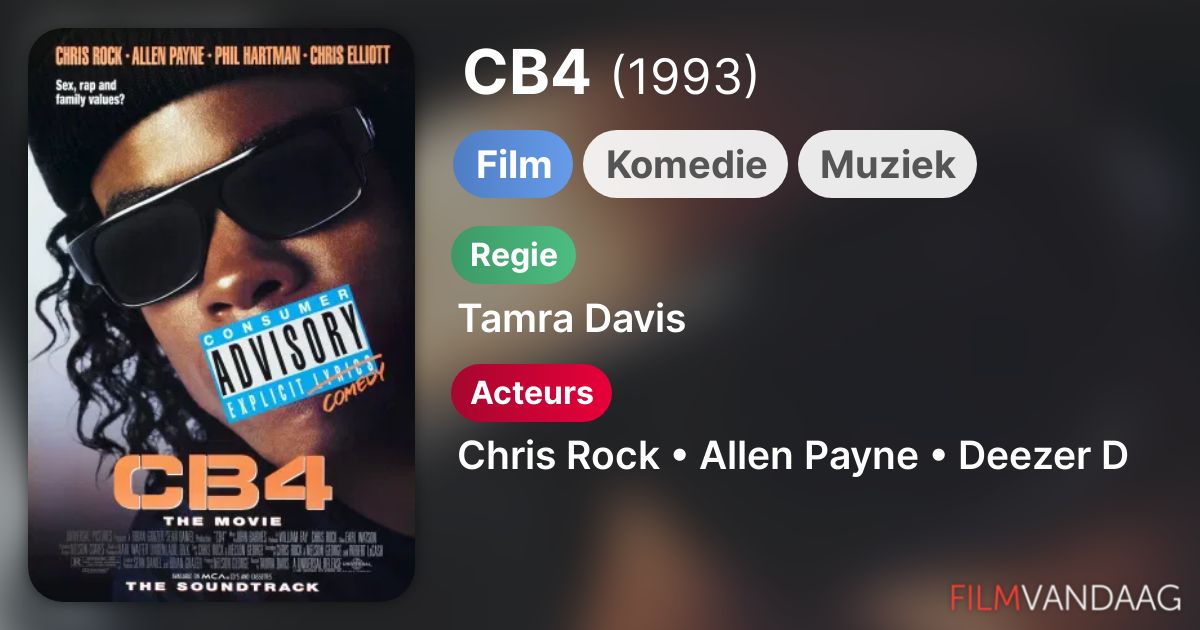 CB4 (film, 1993) - FilmVandaag.nl