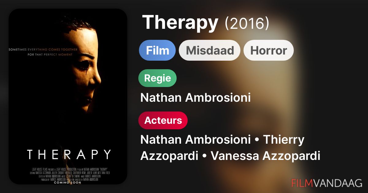 Therapy (film, 2016) - FilmVandaag.nl