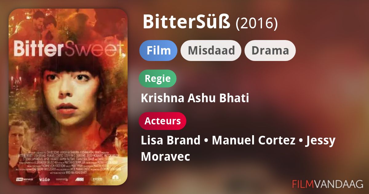 Alle acteurs in BitterSüß (film, 2016) - FilmVandaag.nl