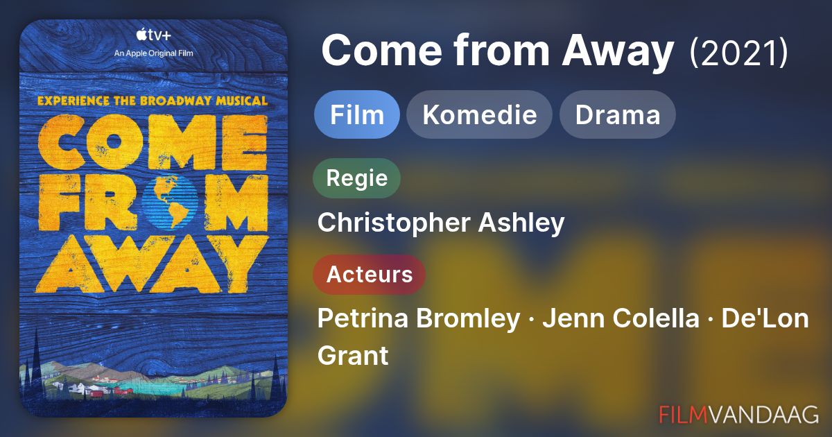 Come from Away (film, 2021) - FilmVandaag.nl