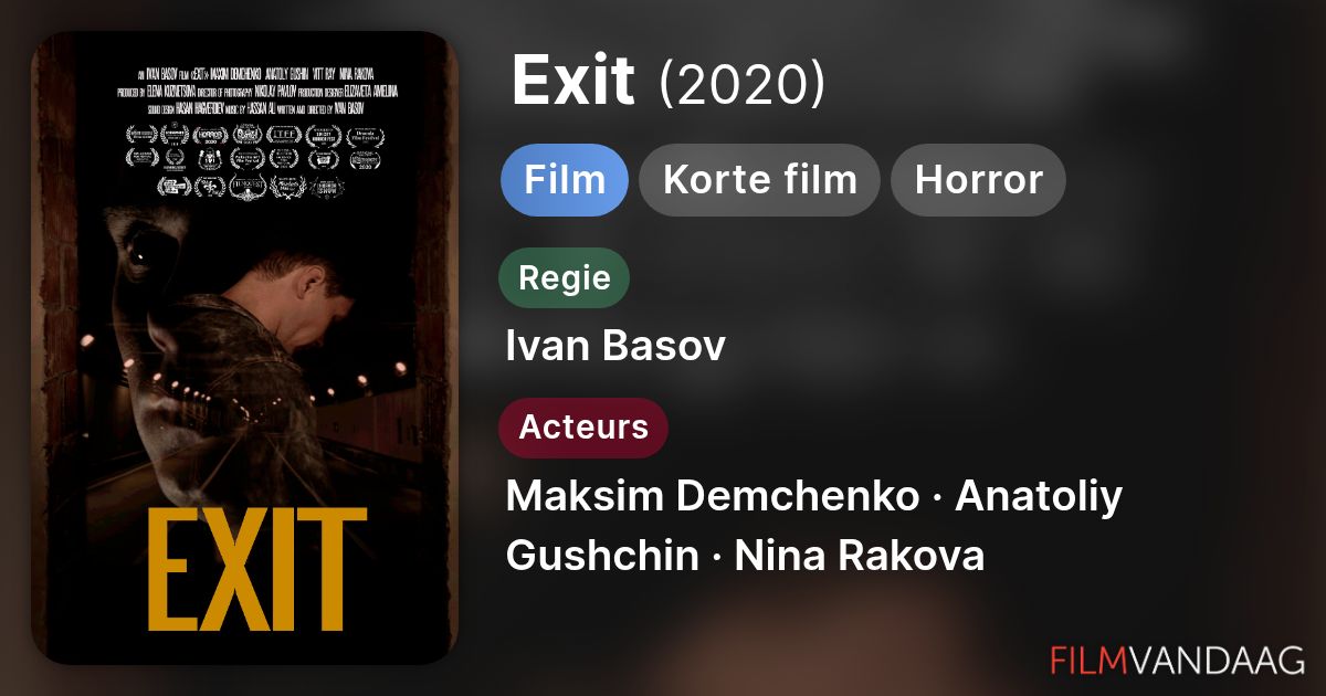 Exit (film, 2020) - FilmVandaag.nl